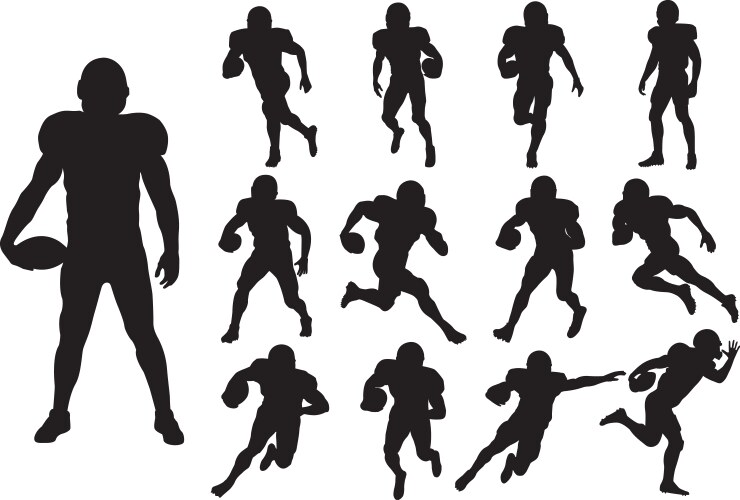 Nfl Football Player Silhouette