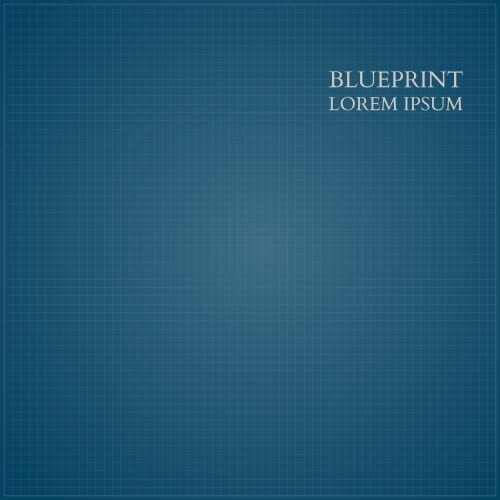 Blueprint paper blank blue sheet Royalty Free Vector Image
