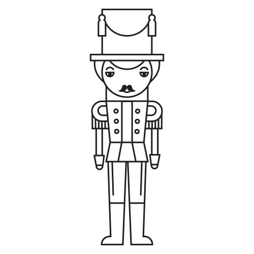 Nutcracker Outline Vector Images (over 130)