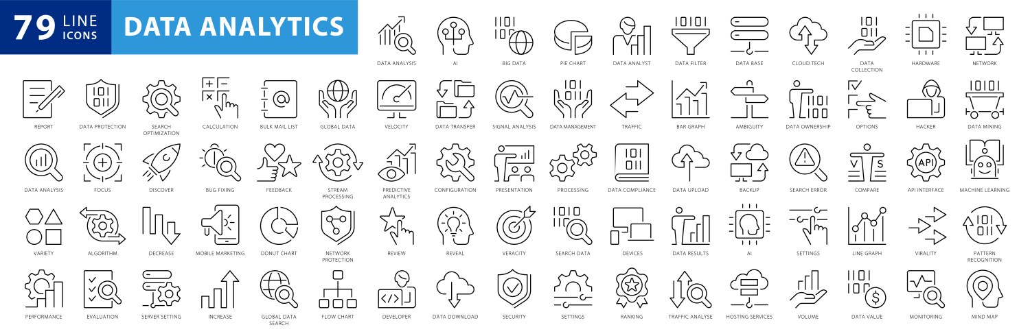 Data Analysis Vector Images Over 210 000
