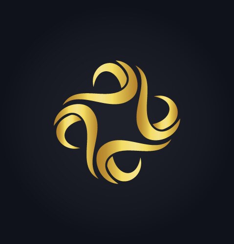 S and c - initials or gold silver logo sc Vector Image