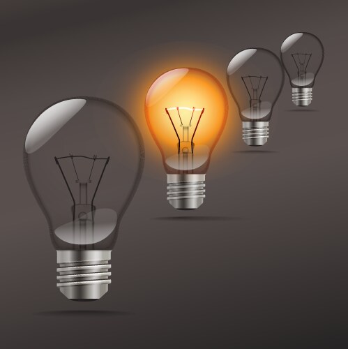 Light bulb Vector Images & Graphics for Commercial Use | VectorStock