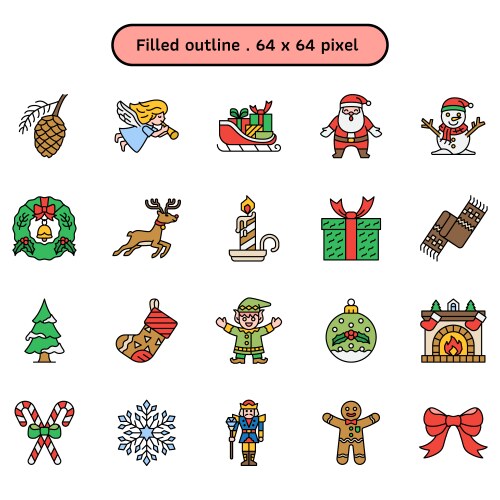 Santa Sleigh Outline Vector Images (over 1,500)