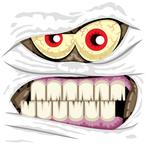 Mummy emoticon Royalty Free Vector Image - VectorStock