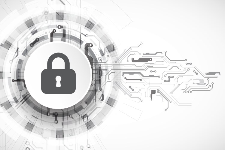 Protection concept protect mechanism system Vector Image