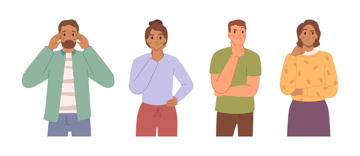 Choosing dress cartoon Royalty Free Vector Image