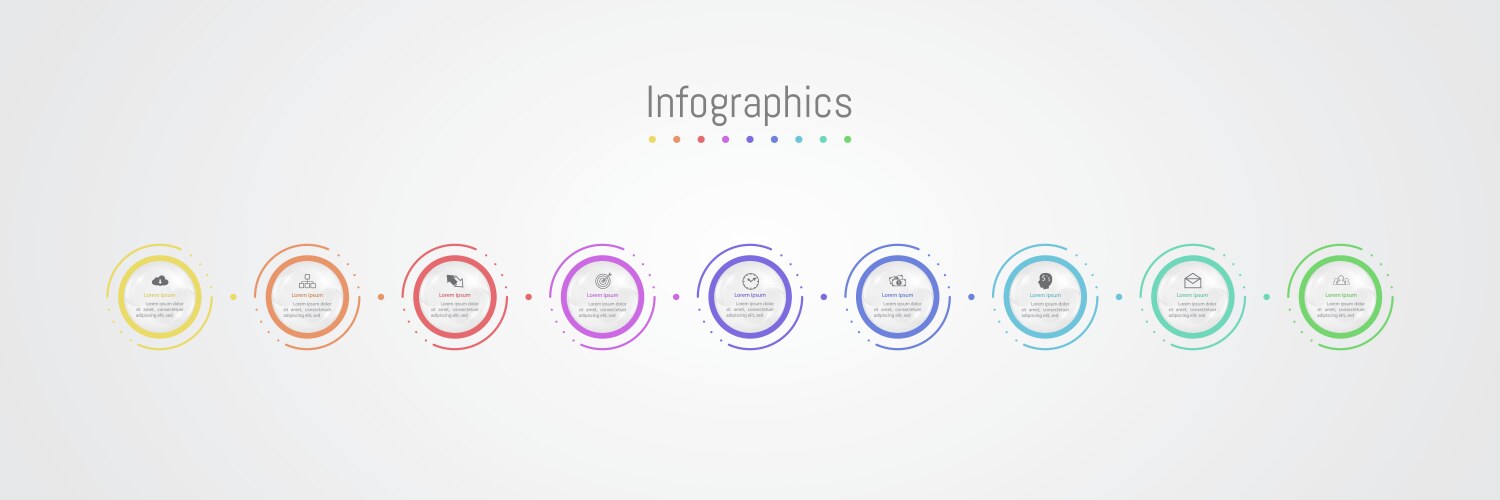 Nine Option Infographic Vector Images (over 3,800)