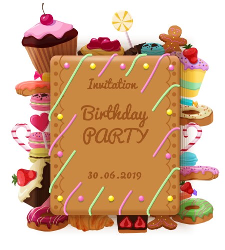 Birthday Invitation Vector Images (over 290,000)