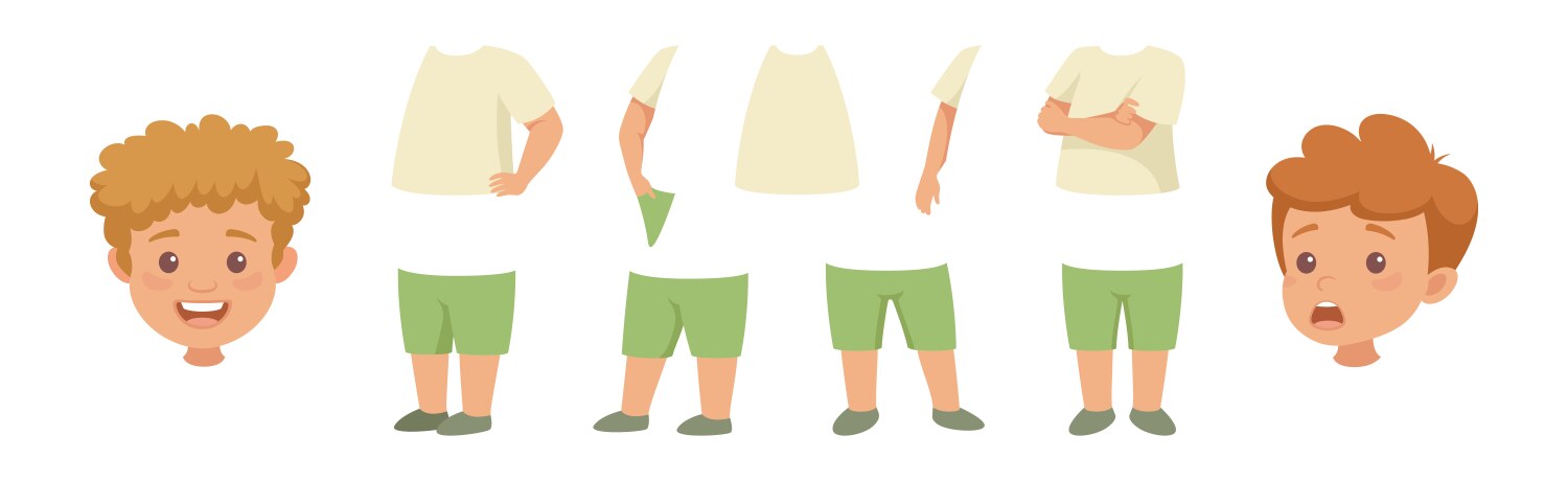 Boy Body Parts Vector Images (over 1,600)