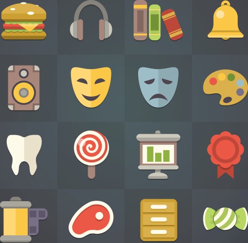 100 universal icons for web and mobile volume 2 Vector Image