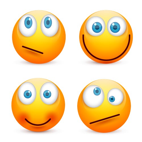 Ponder emoticon Royalty Free Vector Image - VectorStock