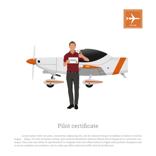 Flying airplane Royalty Free Vector Image - VectorStock