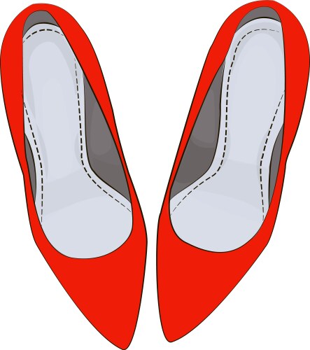 Elegant high heels Royalty Free Vector Image - VectorStock