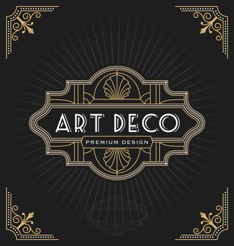 Art Deco Inspired Logo Placeit Abstract Logo Maker Featuring An Art