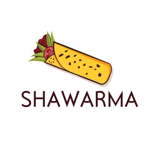 Shawarma Royalty Free Vector Image - VectorStock