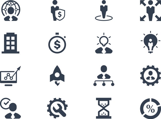 Social and communication icons Royalty Free Vector Image