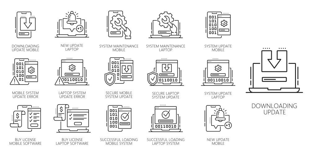 Phone Update Vector Images (over 5,300)