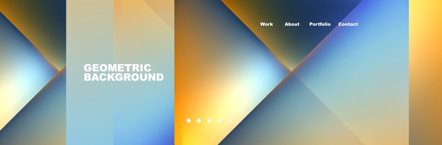 A colorful geometric pattern with arrows Vector Image