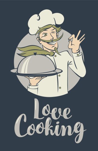 Winking chef Royalty Free Vector Image - VectorStock