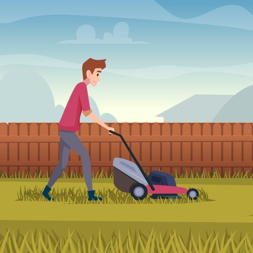 Cartoon Lawn Mower Vector Images (over 1,100)