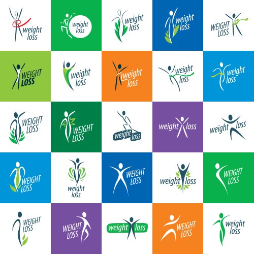 Weight loss icon Royalty Free Vector Image - VectorStock