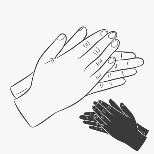 Clap Hands Cartoon Vector Images (over 1,600)