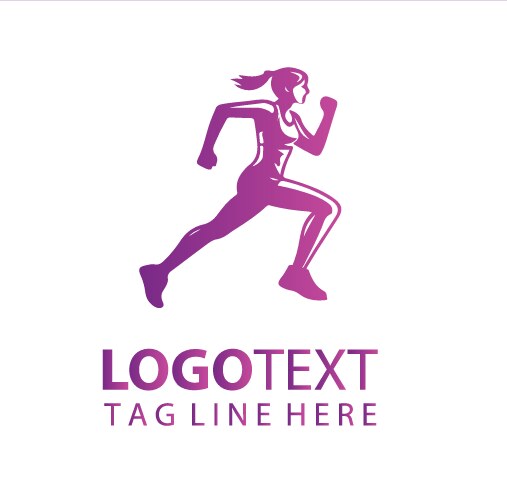 Women Running Vector Images (over 10,000)