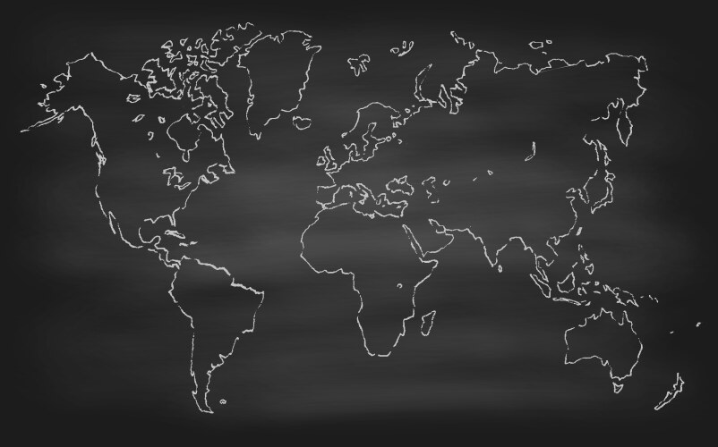 World Map Black Vector Images (over 57,000)