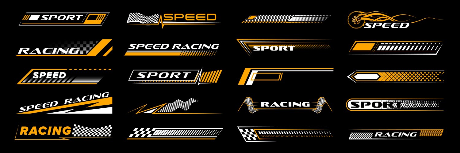 Racing Grafikk Vektor