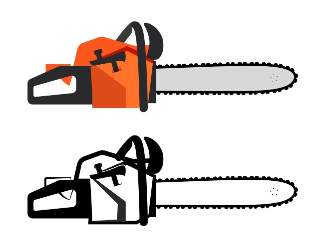 Chainsaw Royalty Free Vector Image - VectorStock