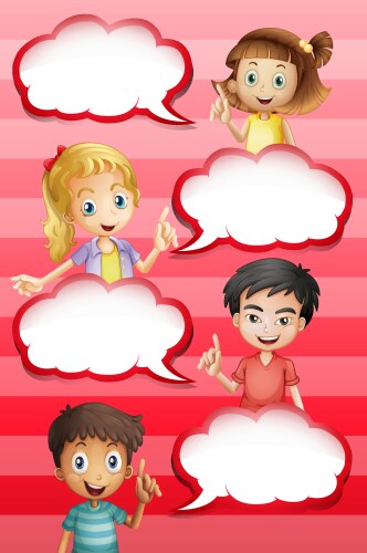 Label design with many girls Royalty Free Vector Image