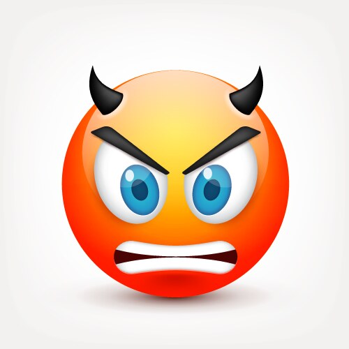 Ninga emoticon Royalty Free Vector Image - VectorStock