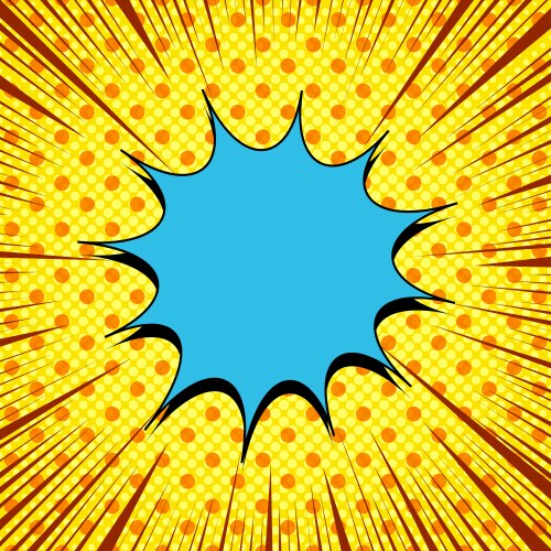 Comic book retro template Royalty Free Vector Image