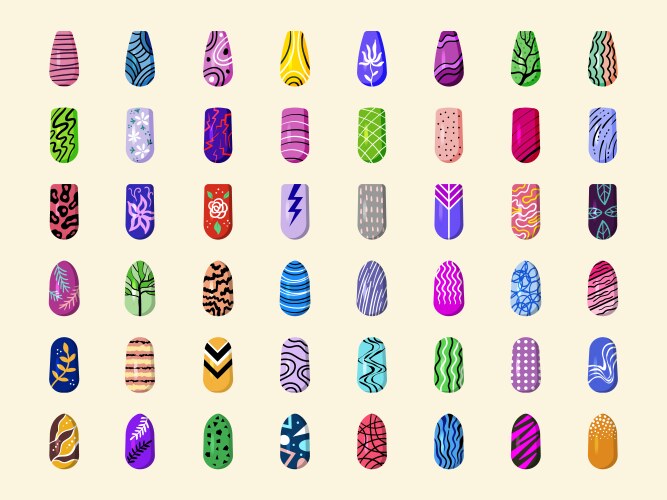 Acrylic Nails Vector Images (over 1,400)