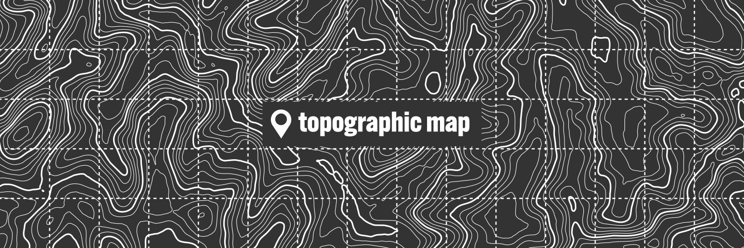 Topographic map line contour geographic Royalty Free Vector