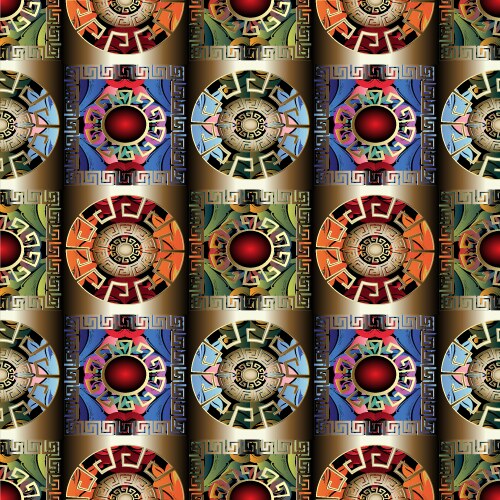 Modern greek seamless pattern Royalty Free Vector Image