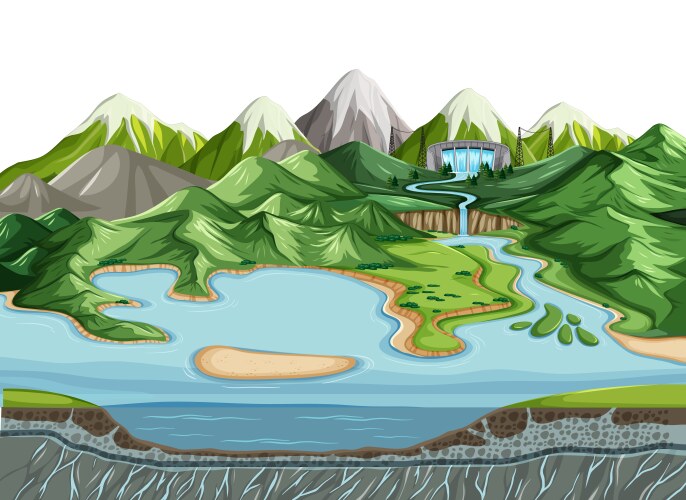 Dam Drawing Vector Images (over 500)