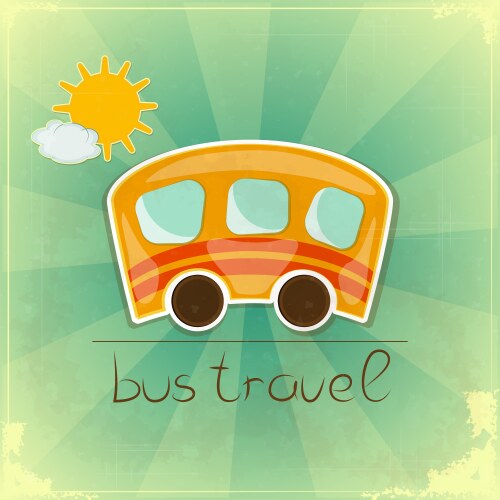 Retro Travel Bus Vector Images (over 7,000)