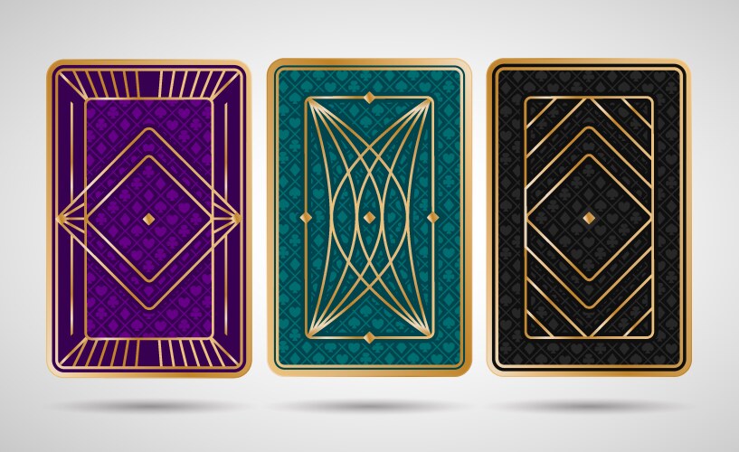 Back of Playing Card Pattern Vector Images (over 860)