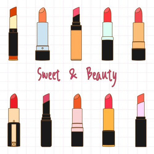 Cartoon Lipstick Vector Images (over 12,000)
