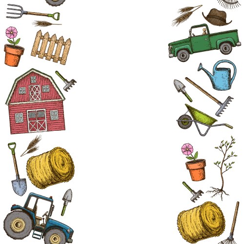 Agricultural and farming services landscape banner