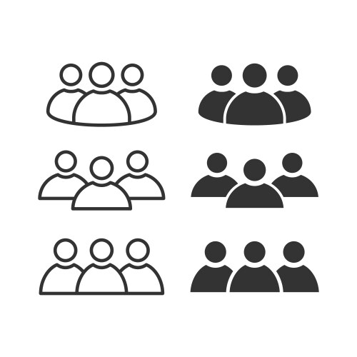 Set people users forgot and remember account Vector Image