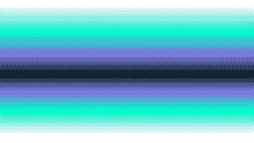 Pixel art gradient from dark blue to white color Vector Image