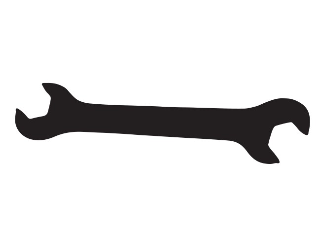 Vintage tool silhouette art Royalty Free Vector Image