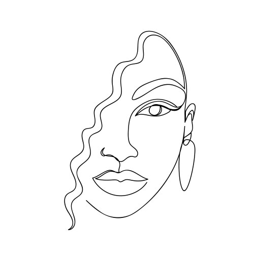 Afro Line Drawing Vector Images (over 1,400)