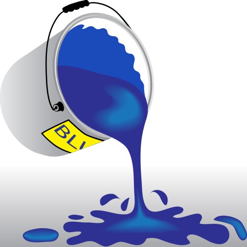 Clipart Blue Paint