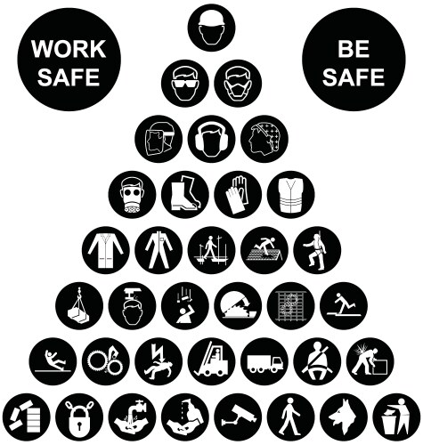 Pyramid Health Safety Vector Images (over 130)