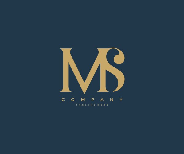 Ms logo Vector Images & Graphics for Commercial Use | VectorStock