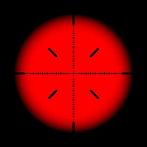 Various weapon thermal infrared sights sniper Vector Image