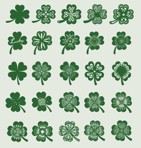 4 Leaf Clover Vector Images (over 18,000)